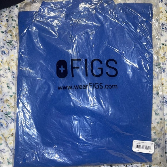Figs | Tops | Figs Winning Blue Xxs Rafaela | Poshmark